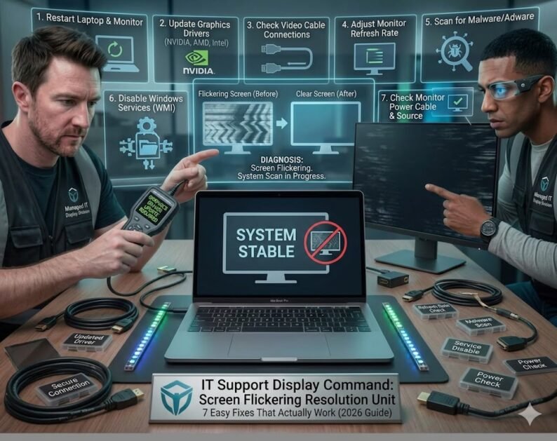 Screen Flickering? 7 Easy Fixes That Actually Work (2026 Guide ...